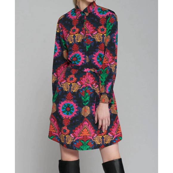 Vilagallo | Dresses | New Vilagallo Ana Dress In Suzany Marino | Poshmark